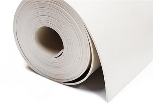 White Abrasion Resistant Rubber Sheet | Rubberfast